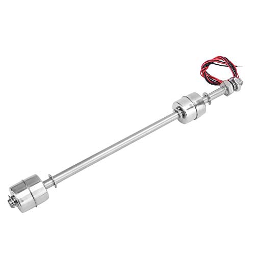 Water Level Sensor - Stainless Steel Double Ball Float Switch Water Level Control Sensor Switch for Pool with Tank(250mm)