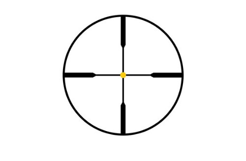Trijicon TR20-1 AccuPoint 3-9X40Mm Riflescope, 1" Main Tube, Standard Duplex Crosshair Reticle with Amber Dot, Matte Black