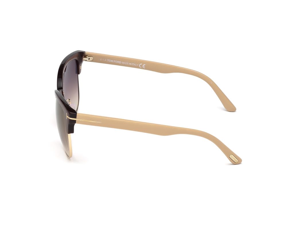 Tom Ford Women's Fany Sunglasses in Dark Brown FT0368 50G 59