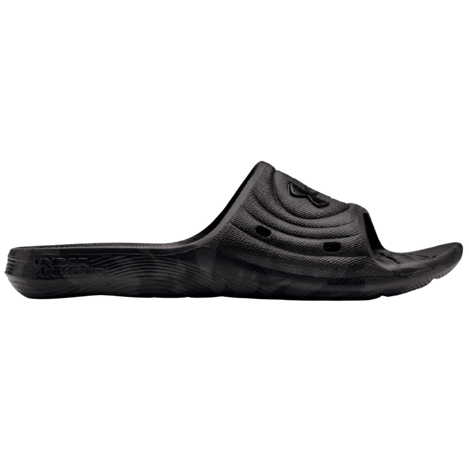 Under Armour Men's Locker Camo, Black (002)/Jet Gray, 10 M US