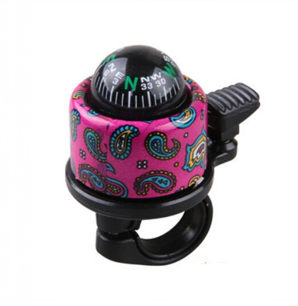 The compass type mini bicycle Original Bicycle Bell Alloy Mini Bicycle Bell Ping Ring Lever Cycle Push Bike Bell