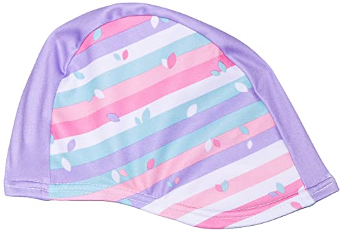 Speedo Infant Printed Polyester Swimming Cap, Galinda/Hard Candy/Marine, One Size
