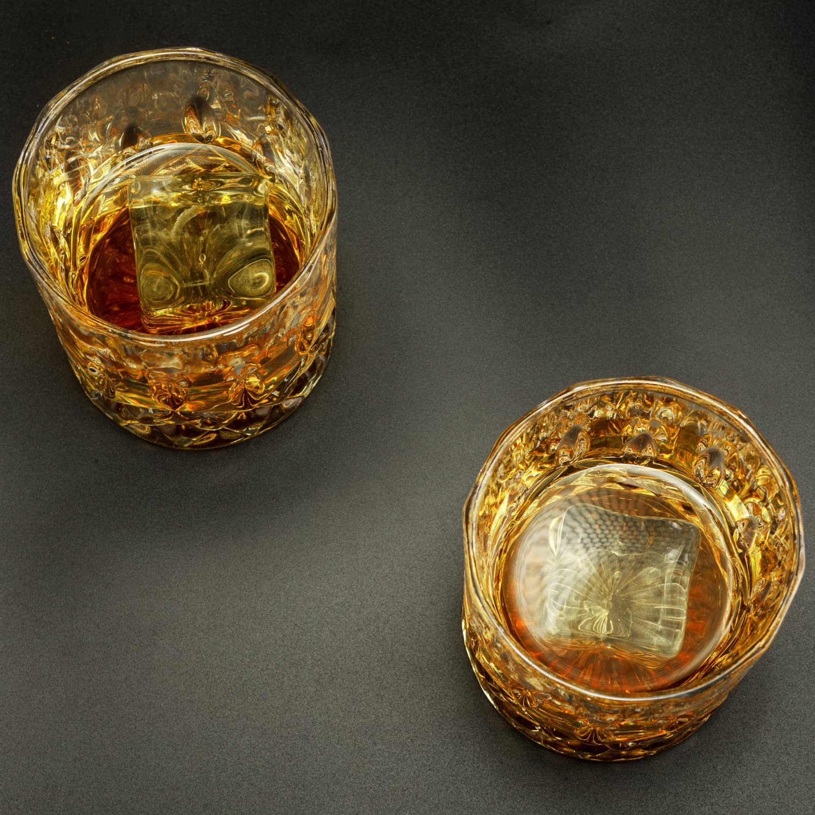 Whiskey Glasses with Bullets Stones Gift set for Men, Unique Bourbon Gifts for Anniversary Christmas