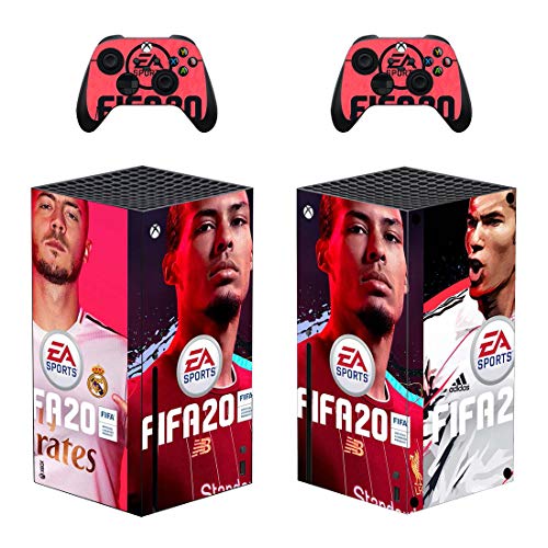 Vinyl Skin Sticker Cover Decal for Microsoft X-box-Series-X Console and Remote Controllers Football Game HD Printing (only fit X-box-Series-X )