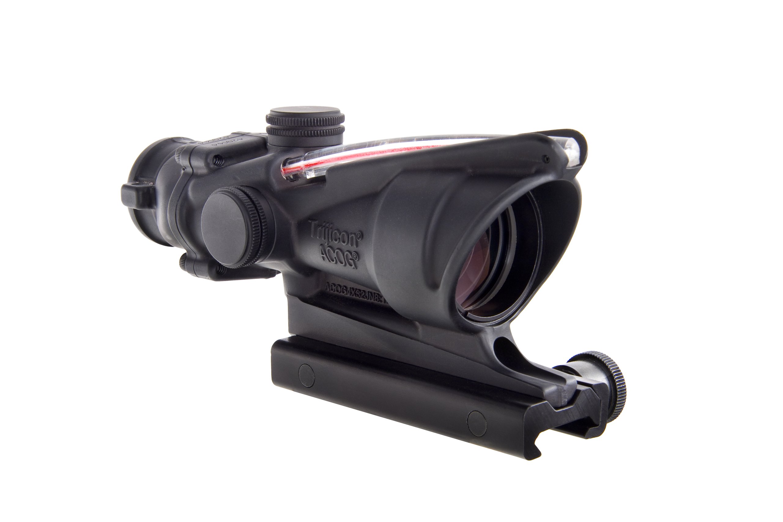 Trijicon ACOG 4 X 32 Scope Dual Illuminated Horseshoe Dot .223 Ballistic Reticle, Red