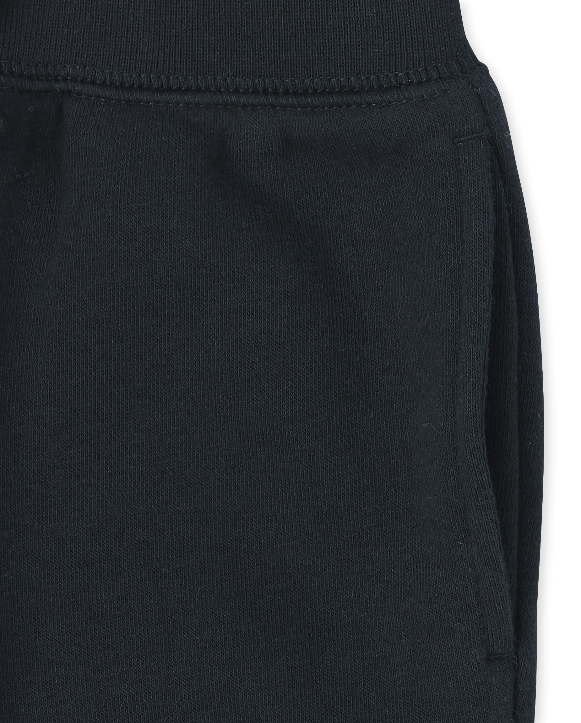 The Children's Place baby boys And Toddler Active Fleece Jogger Pants, Black/Smoke Gray/New Navy 3 Pack, 4T US