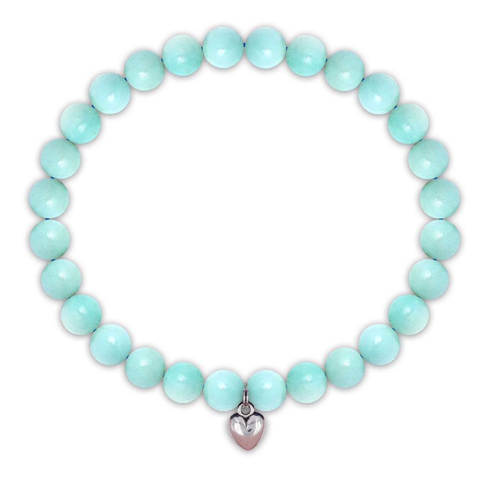 SOLINFOR 30th Birthday Gifts for Women - Amazonite Beads Bracelet - 30 Years Old Jewelry Gift Idea for Her