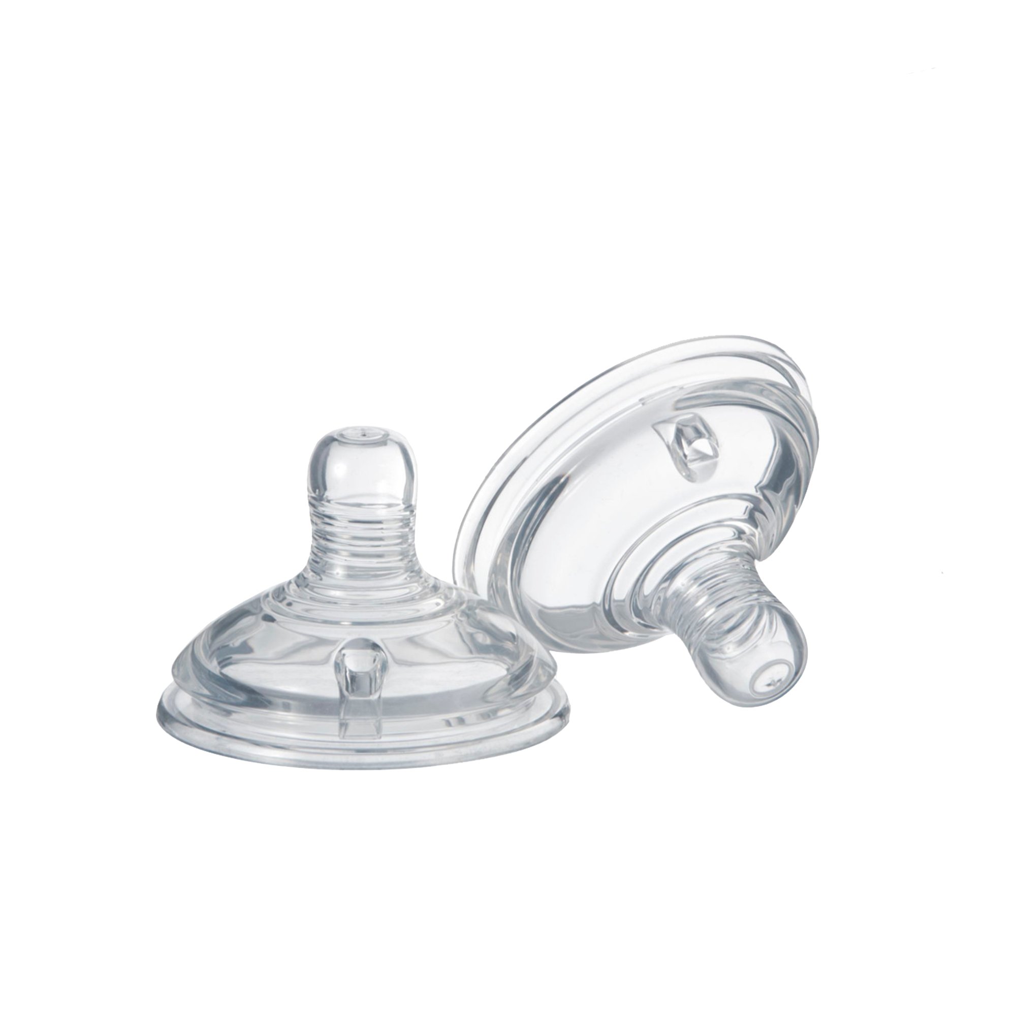 Tommee Tippee Closer to Nature Baby Bottle Nipple Replacement, Level 1 - Slow Flow, 0+ Months (2 Count)