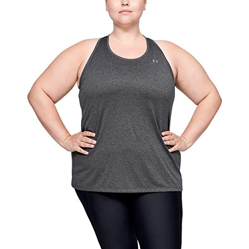 Under Armour Women's UA Tech™ Tank Top 2X Gray