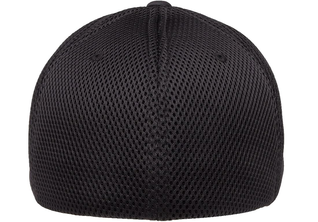 The Hat Pros | Flexfit Ultrafibre Airmesh Fitted Cap (as1, Alpha, l, x_l, Black)