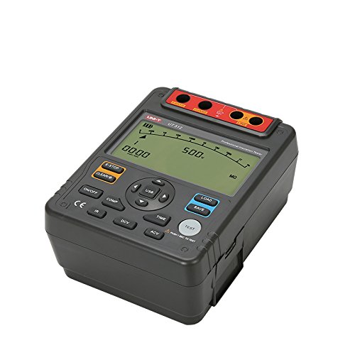 UNI-T UT512 Insulation Resistance Tester 500V/1000V/1500V/2500V 0%~20% High-voltage PI DAR Tester USB PC Software
