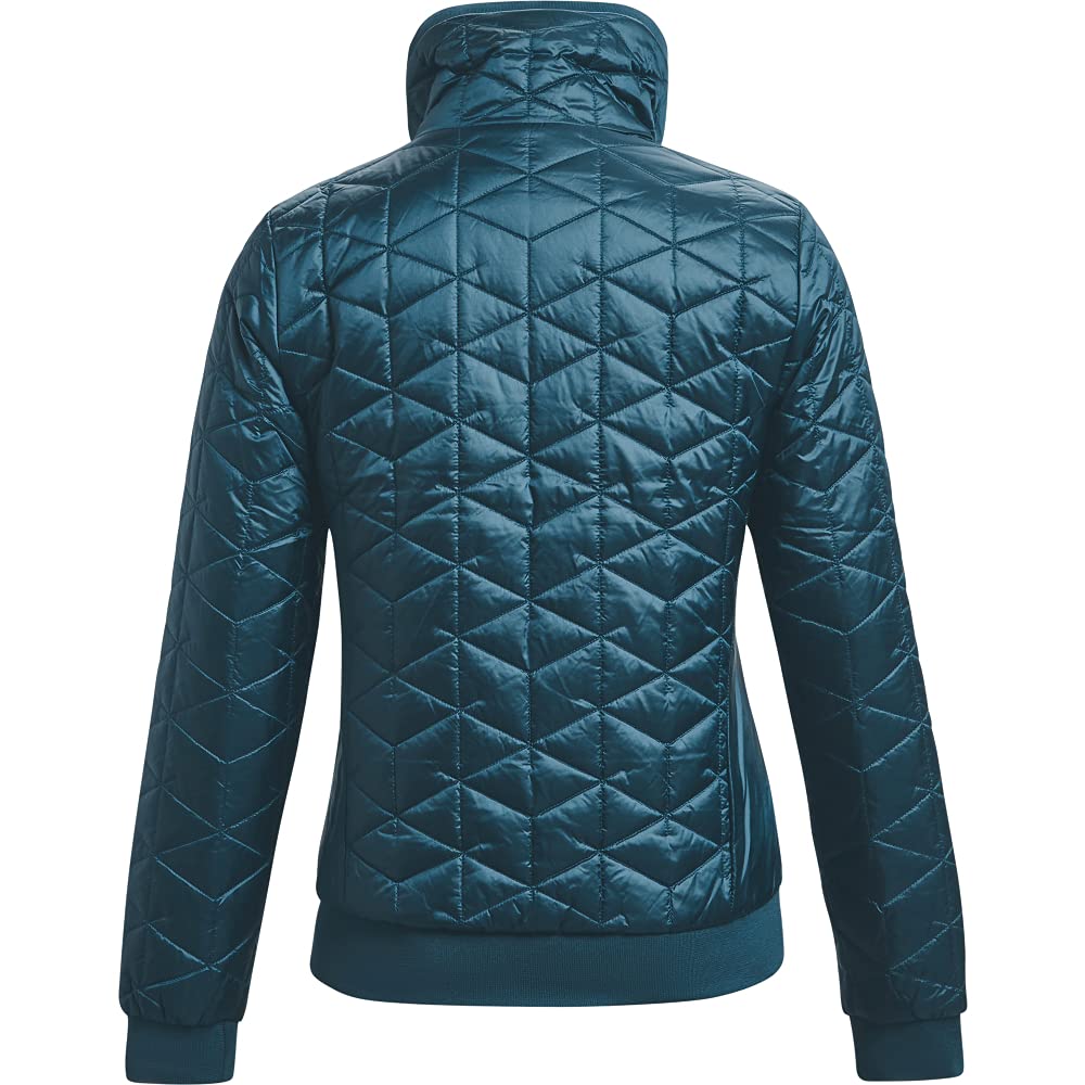 Under Armour Women's ColdGear Reactor Performance Jacket, Blue Note (413)/Blue Flannel, Large