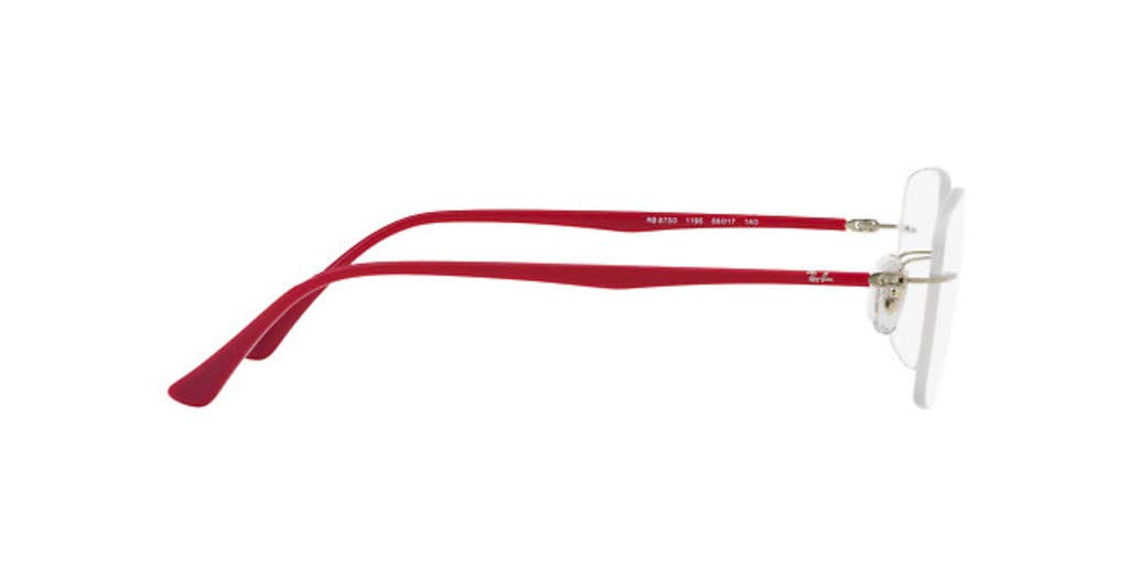 Ray-Ban RB8750 - 1195 Sunglasses Silver; Purple-Reddish w/ Clear Demo Lens 59mm