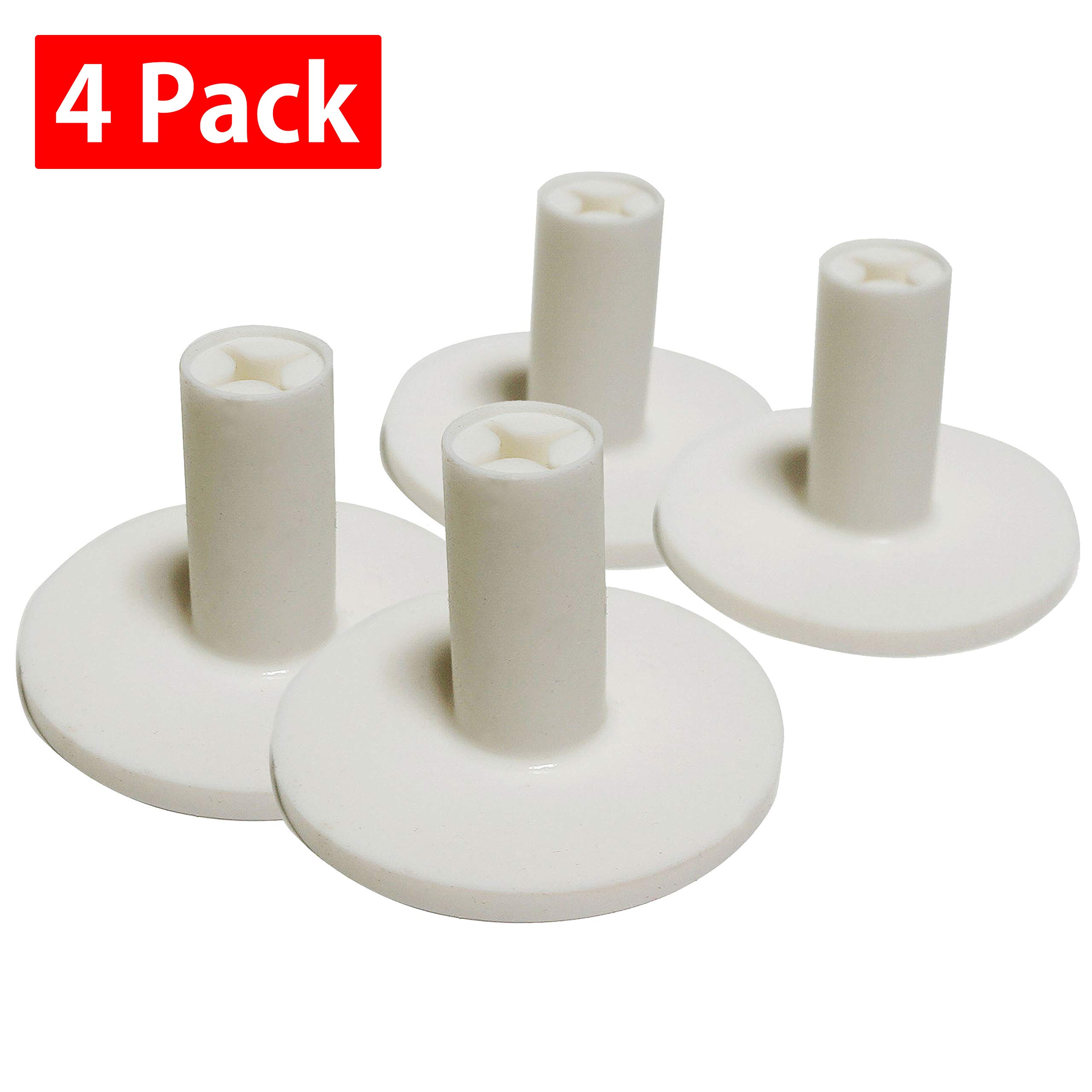 Vinyl Quote Me Rubber Golf Tee Holder Set for Practice & Driving Range Mats (4 Pack)