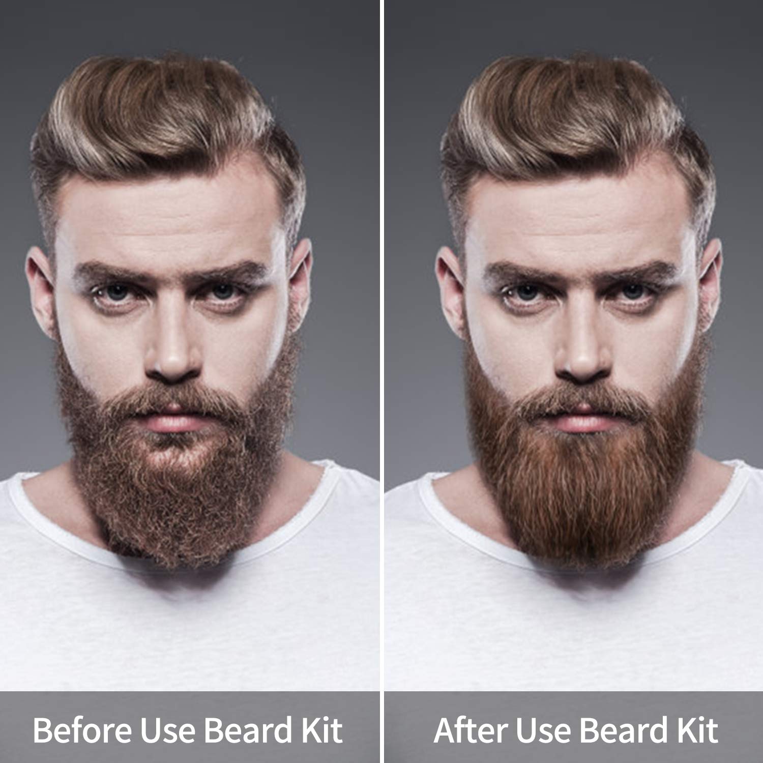 Sminiker Beard Grooming Kit for Beard Care Beard Balm Beard Shampoo Beard Oil Gifts for Men