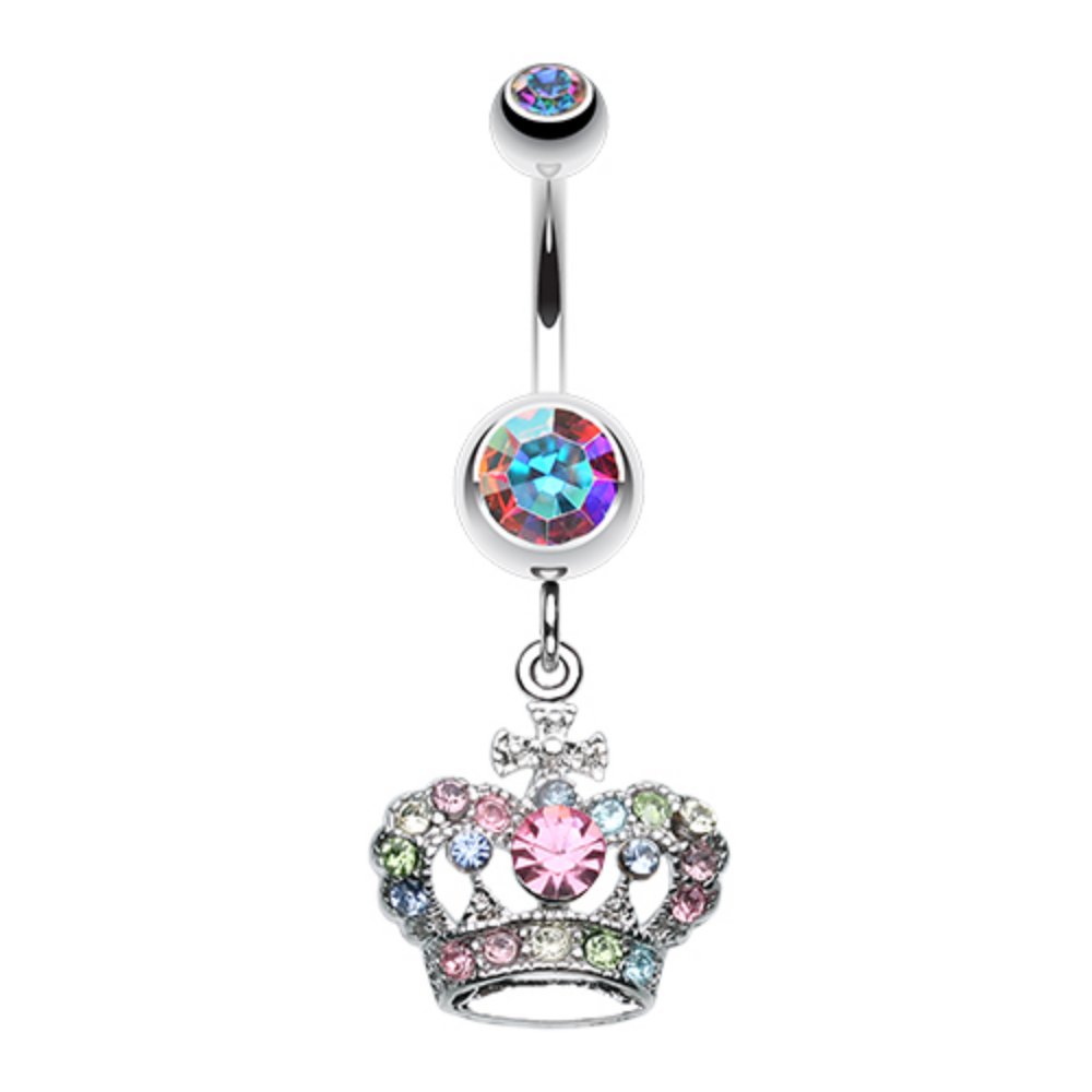 The Majestic Crown WildKlass Belly Button Ring