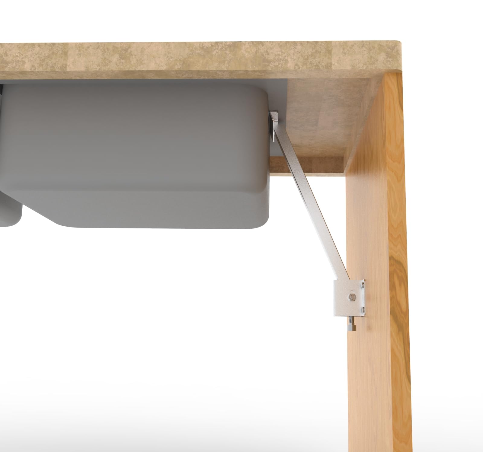 Undermount sink brackets,Undermount sink repair kit, Best undermount sink support,Undermount kitchen sink brackets for fallen sink support.(Patent)