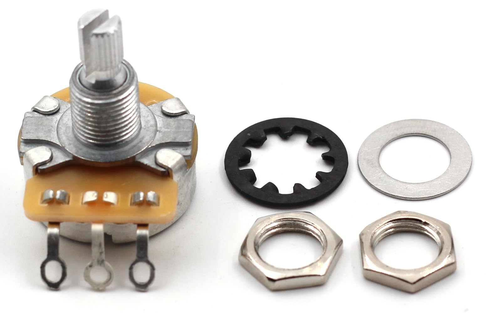 The Art of Tone Electric Guitar Audio Taper CTS 500k Pot Split Shaft, Replacement for Fender potentiometer