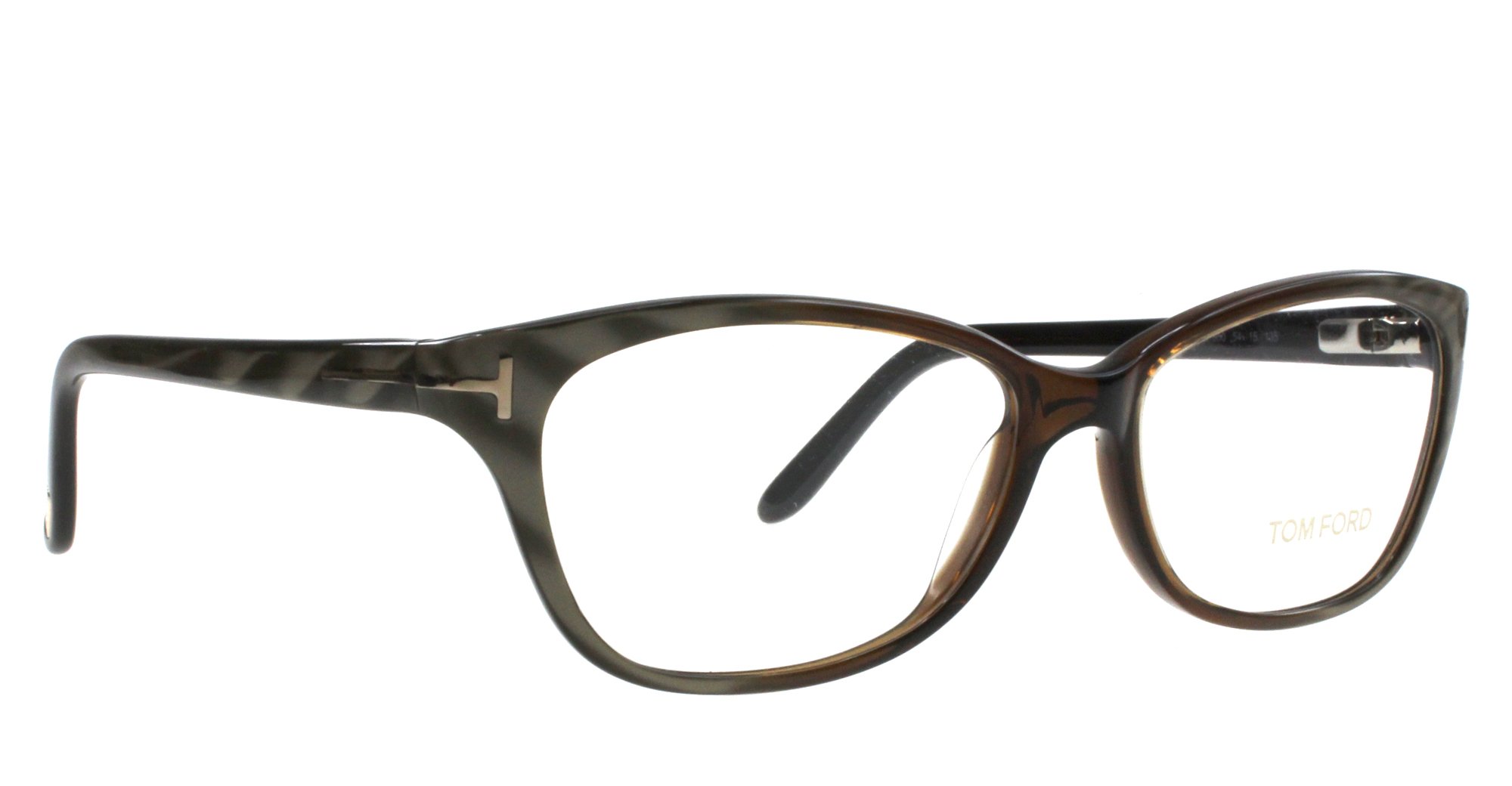 Tom Ford Classic Eyeglasses TF5142 050 Brown/Olive Green 54mm FT5142
