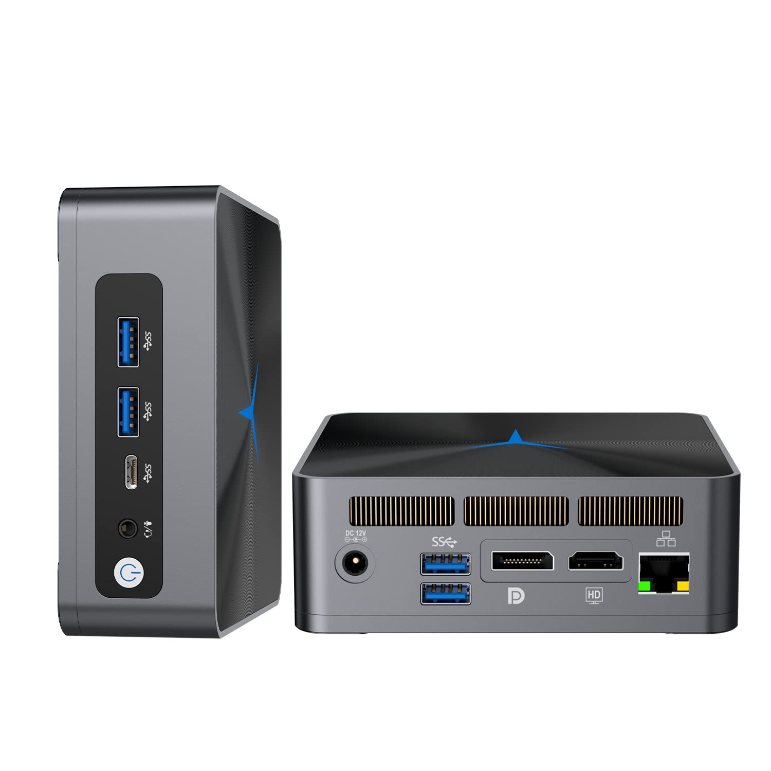 YLIMPC Mini PC, Intel 11th Celeron N5095 Processor(4C/4T, Up to 2.9GHz), Mini Computer Win 11 Pro 8GB RAM 256GB SSD,Mini Desktop Computer Supports 2.5Gbps LAN/Bluetooth 5.0/WiFi/HDMI/DP/4K UHD