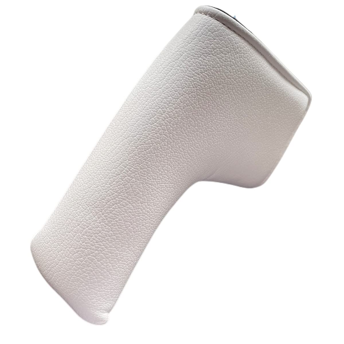 Golf Blade Putter Cover Headcover Club Protective Case, PU Leather Golf Putter Head Covers for Scotty Cameron Taylormade Odyssey, Ping, Protect Golf Clubs (White)