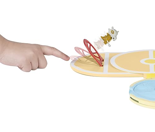 Pokémon Carry CASE Battle Desert PLAYSET - Portable Transforming Playset with Action Features and 2-inch Pikachu Battle Figure