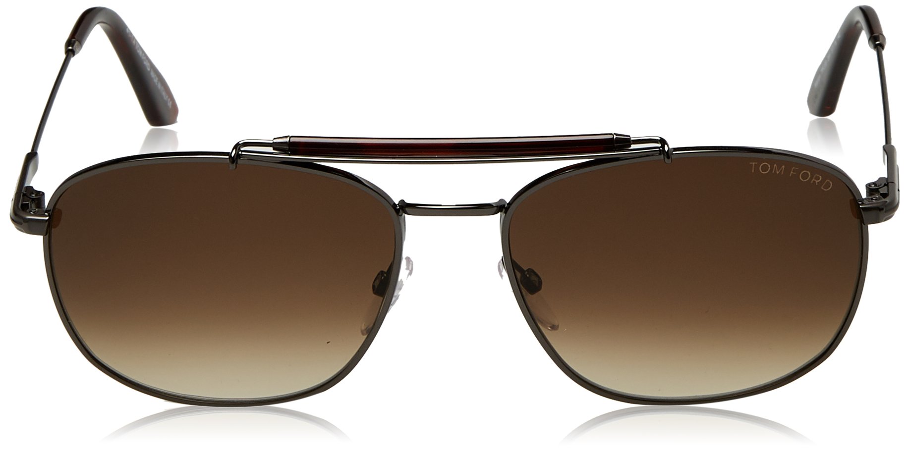 Tom Ford Women's TMF-SUNG-FT0339-09F-57 Designer Sunglasses, Gunmetal