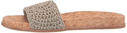 The SAK Women's Mendocino Slide Crochet, Slip On Sandals, Summer Open Toe Shoes, Sage Static Medallion, 9
