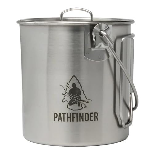 The Pathfinder School Stainless Steel Bush Pot and Lid Set (120 ounce)