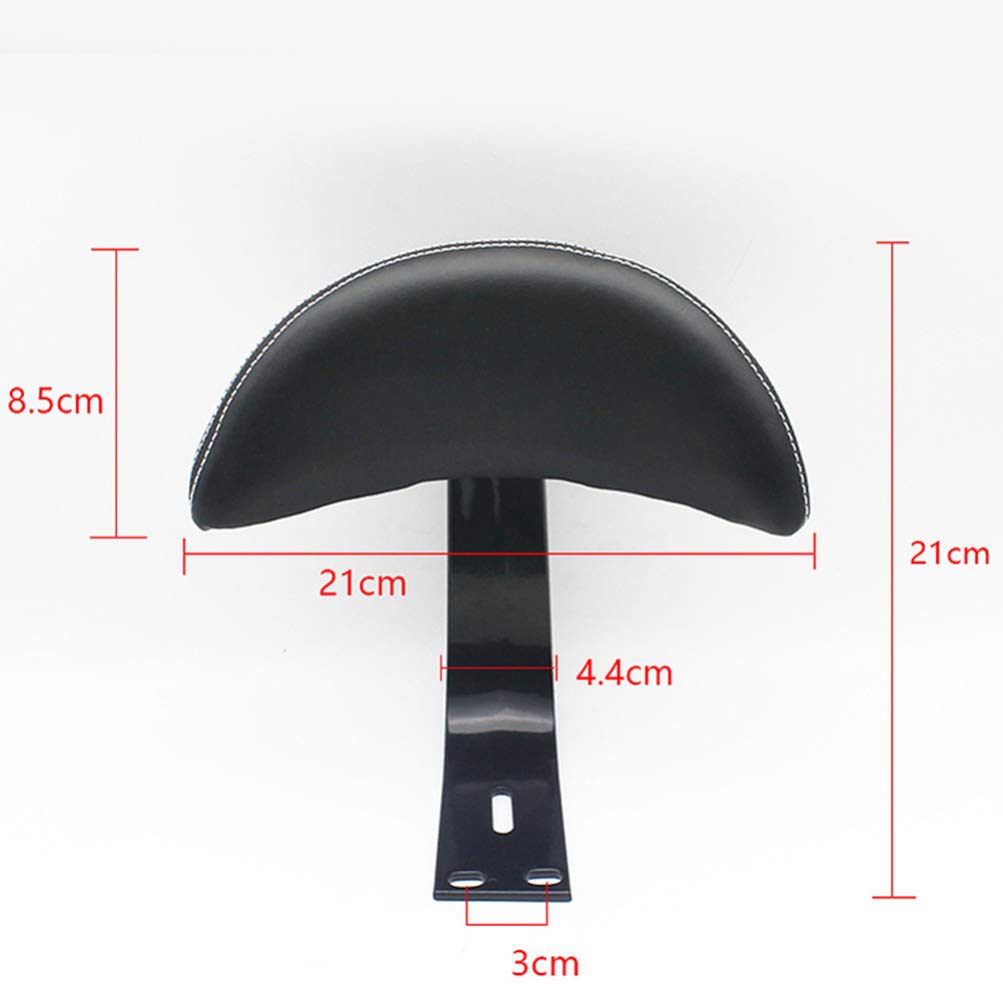 VOSAREA E-Bike Backrest Durable Black Backrest Saddle Cushion Back Support for E-Bike Electric Bike