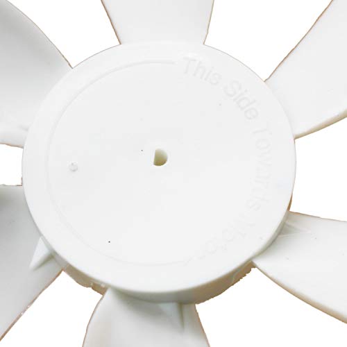 X-Haibei 2 Pack RV Vent Fan Blade Replacement, 1/8 Inch D-Bore, 6 Inch Whide, for 12 Volt Trailer Camper Roof Vent Bathroom Exhaust