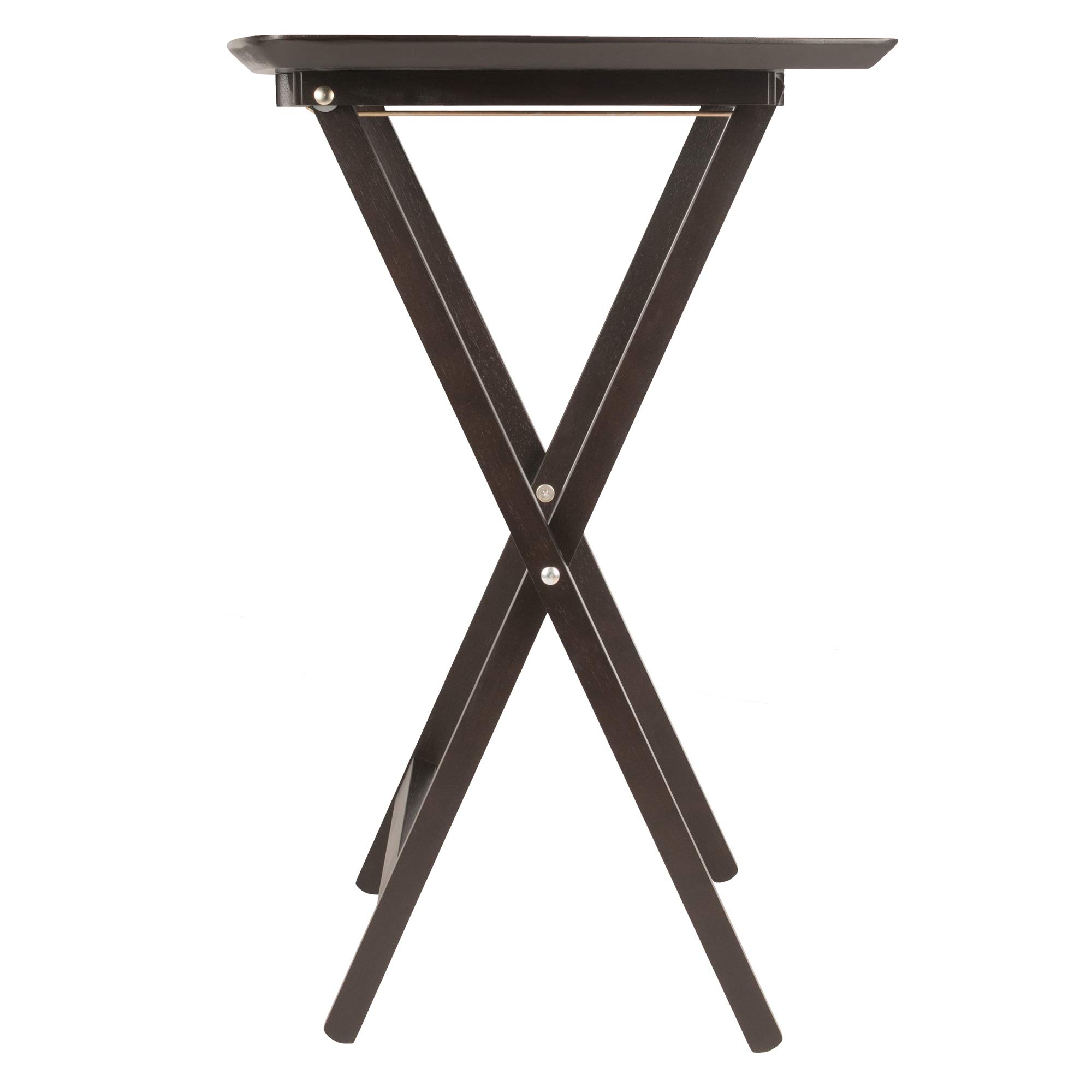 Winsome Anila Snack Table, Coffee, 23.86 x 16.77 x 25.83