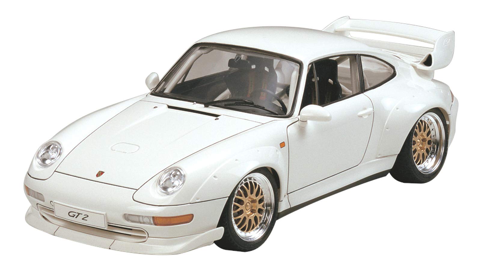 Tamiya 24247 Model Car Porsche GT2 at 1:24 Scale,White