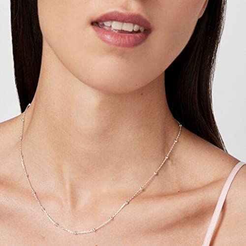 TOUS Sterling Silver Choker for Women, Length 44cm Chain Collection