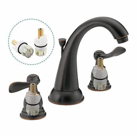 RP25513 Faucet Stem Assembly Replacement For Delta Faucet Cartridge Repair Kit,With RP4993 Seat And Spring,Fits Various two Handle Lavatory And Bathroom Faucet 2pk