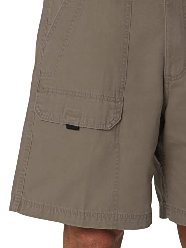 Wrangler Authentics Men's Canvas Utility Hiker Short, Earth Green, 33