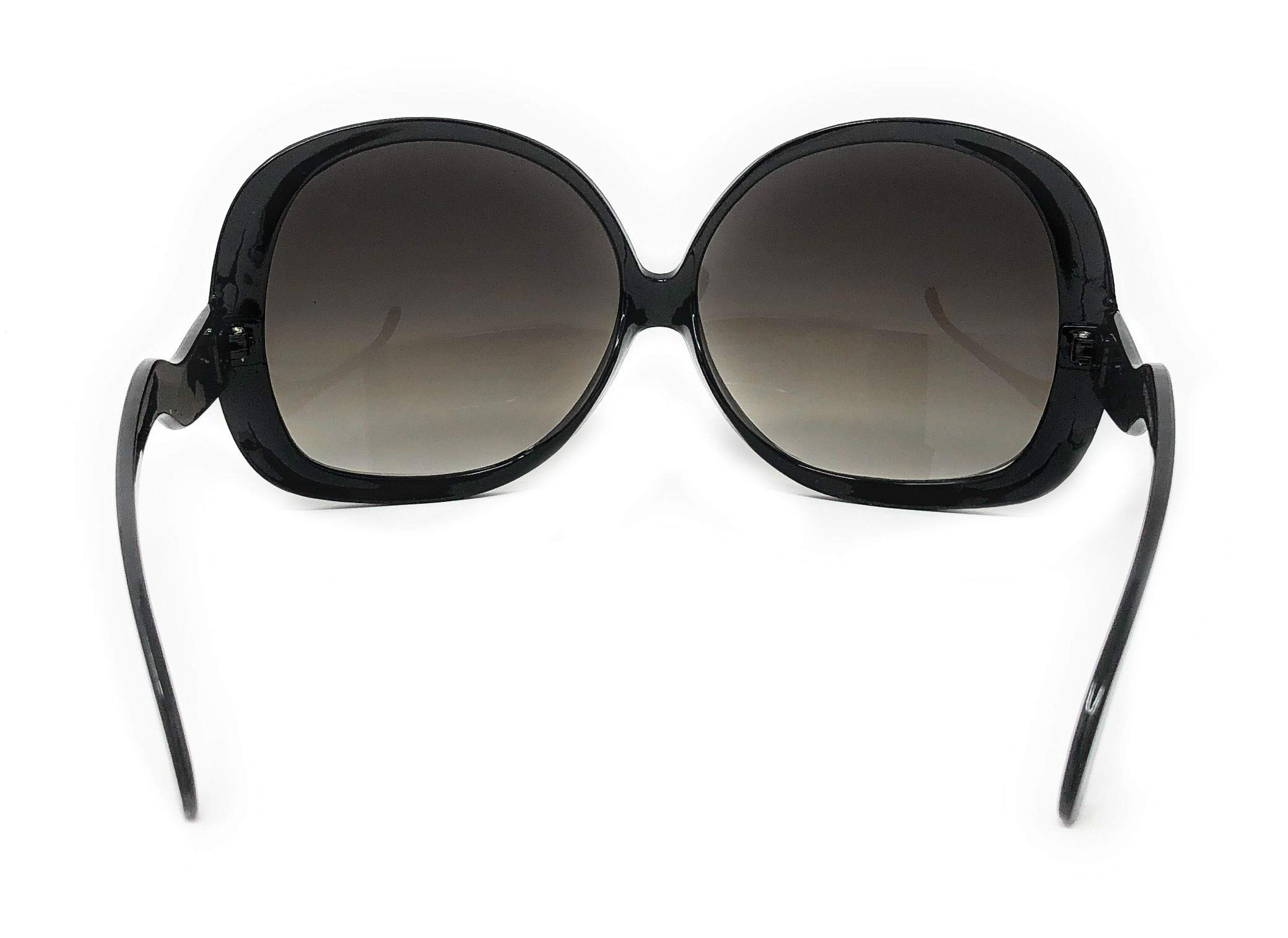 WebDeals - Oversized XL Womens Sunglasses Vintage Style Designer Inspired (Round, Black Gradient), X-Large
