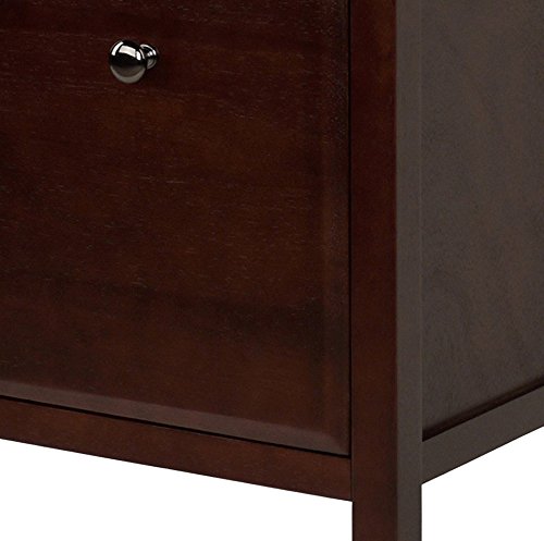 Winsome Orleans Buffet, Cappuccino, 27.56"W x 35.43"H x 16.34"D