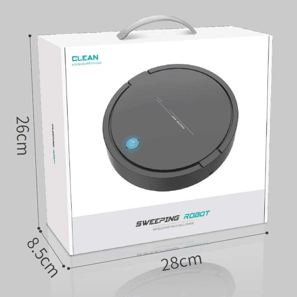 XINJIA Robot Vacuum Cleaner,Automatic Rechargeable Smart Clean Sweeping Robot,Intelligent Sweeper,Automatic Smart Robot Vacuum Cleaner Mop for Floor Carpet Pet Dog Hair
