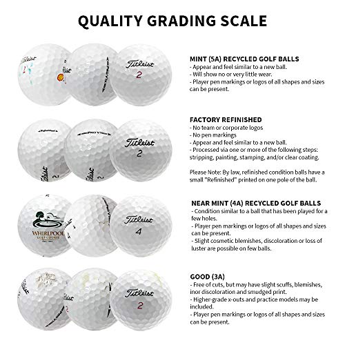 Top Flight Recycled Golf Balls Mix (Pack of 50)