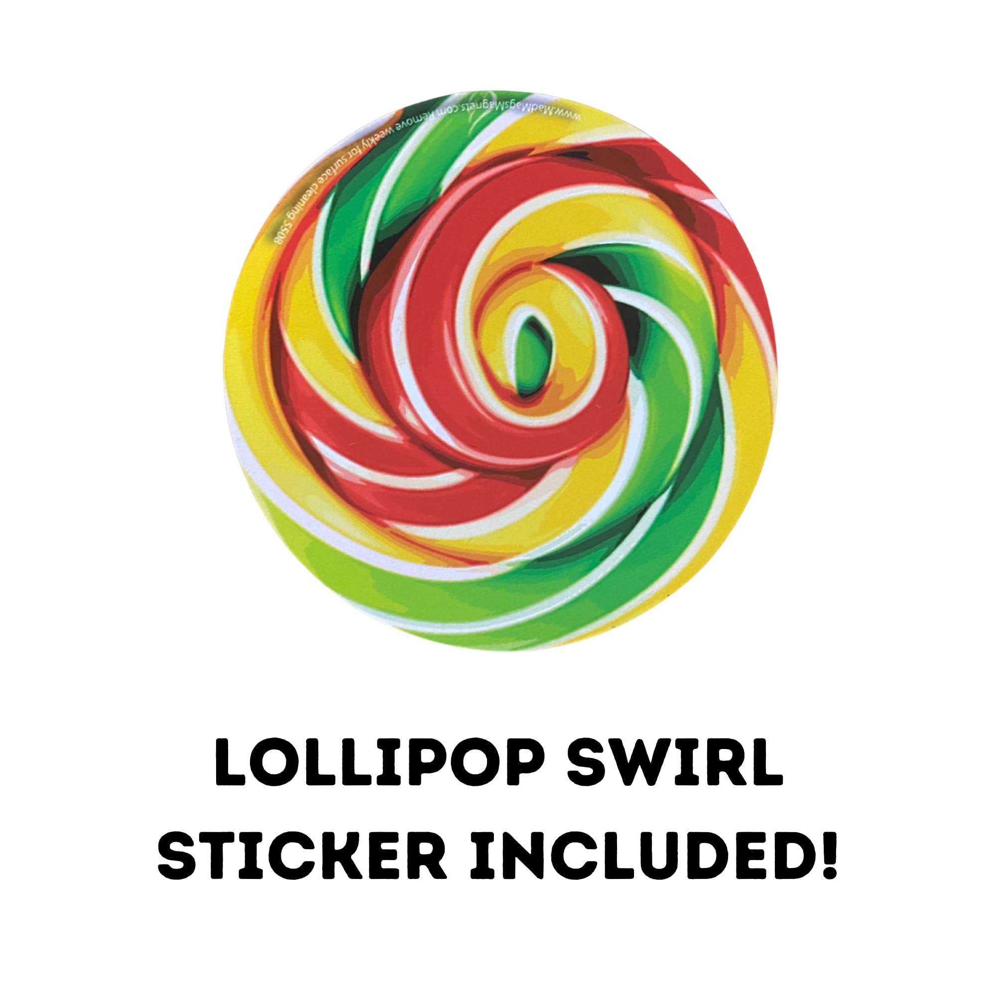 Strawberry and Raspberry Flavored Cotton Candy Mini Bites, Individually Packaged Party Favors, Swirl Sticker Included, 0.53 Ounces, (Pack of 4)