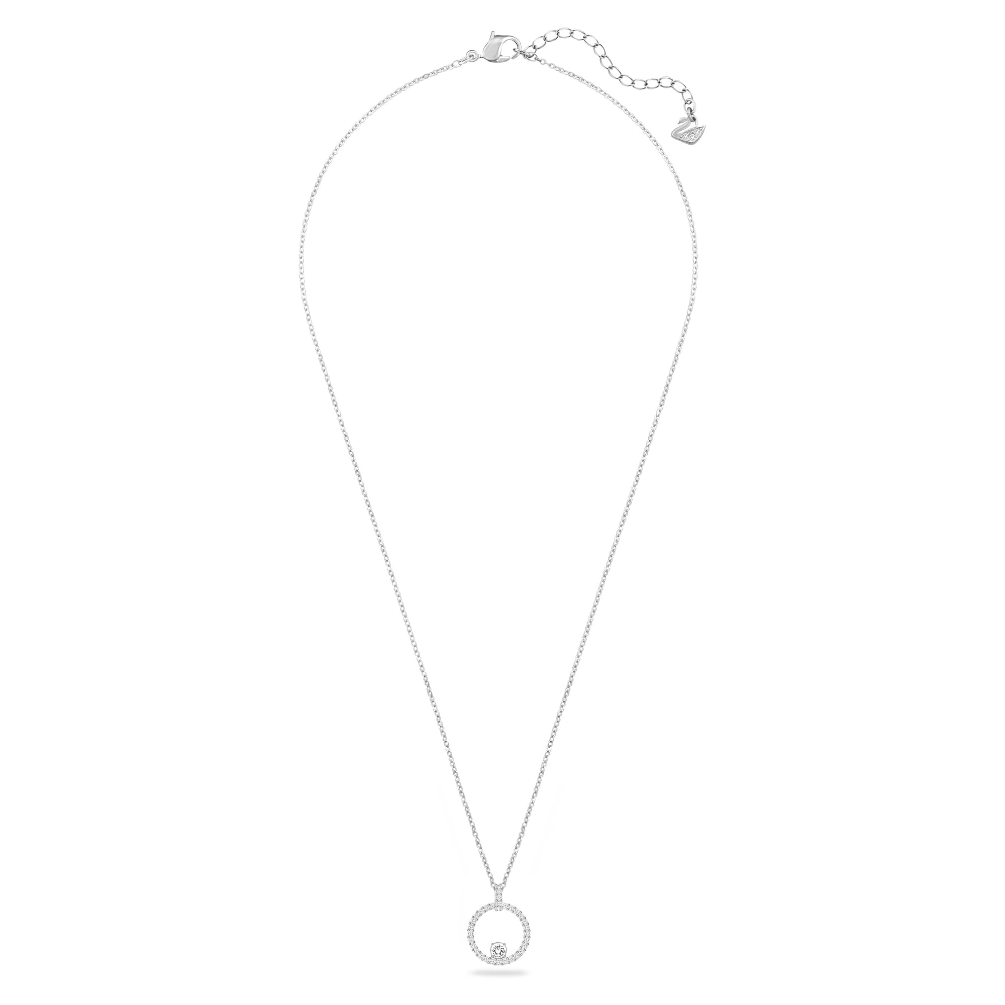 SWAROVSKI Creativity Women's Pendant, Circular, White, Rose gold-tone plated
