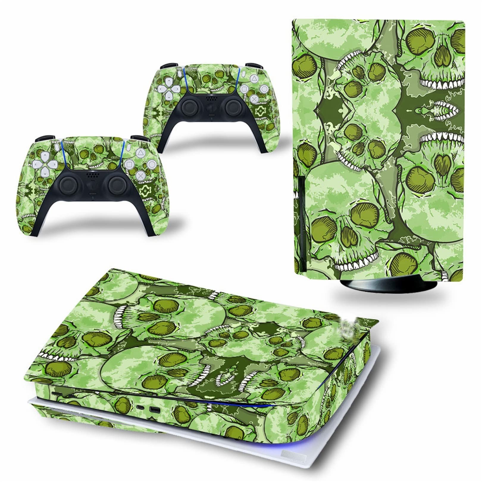 WREXIL LEEWEE for PS5 Skin Disc Edition & Digital Edition Console and Controller Vinyl Cover Skins Wraps Scratch Resistant, Compatible with for PS5 164748 No Foaming (Size : Disc Version)