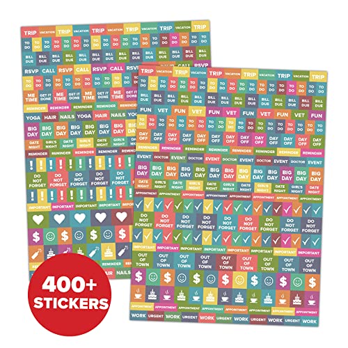 Wild Navy Dot 2023 8.5" x 11" Softcover Weekly Planner