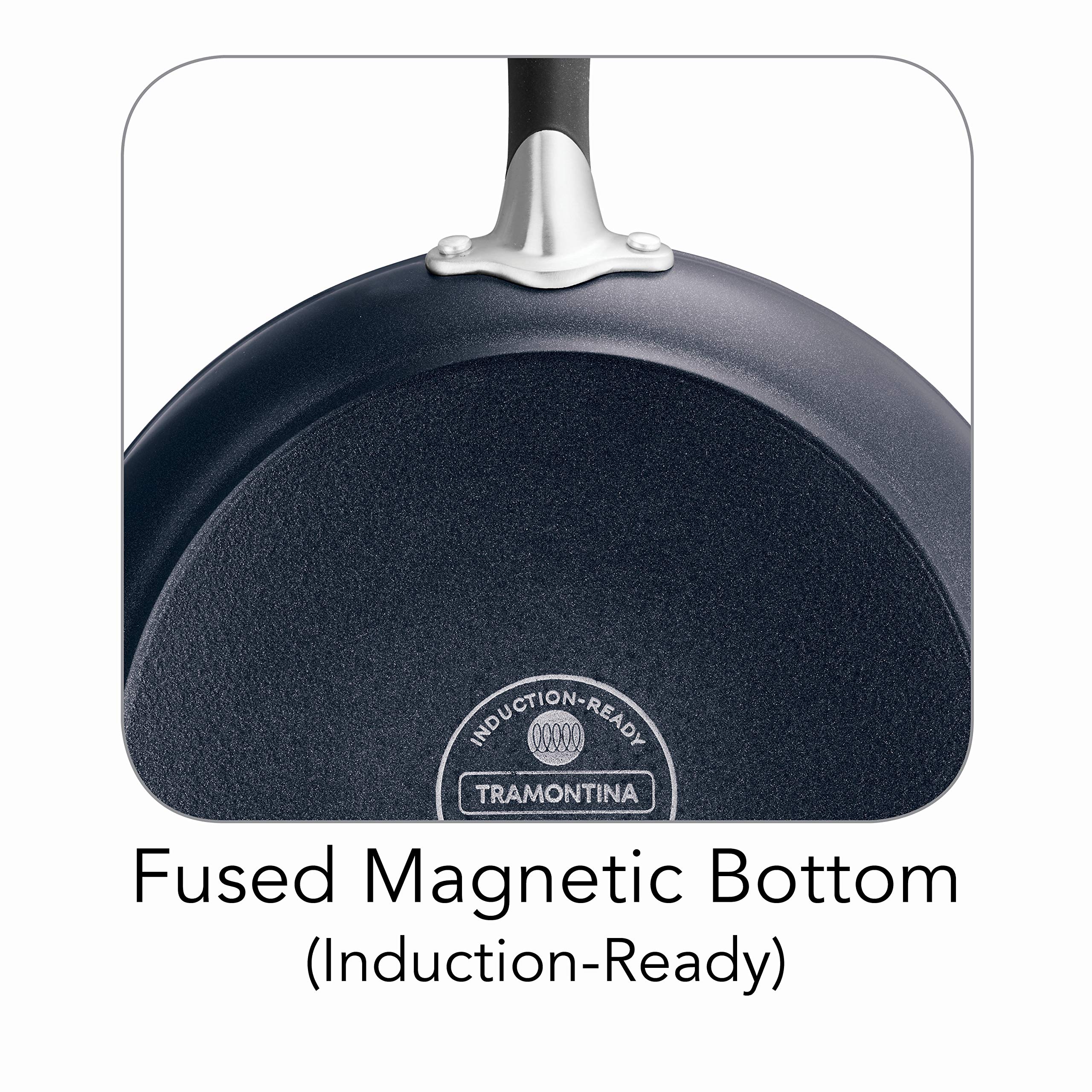 Tramontina Cold Forged Nonstick Fry Pan Aluminum Metallic Black (11-inch), 80141/010DS