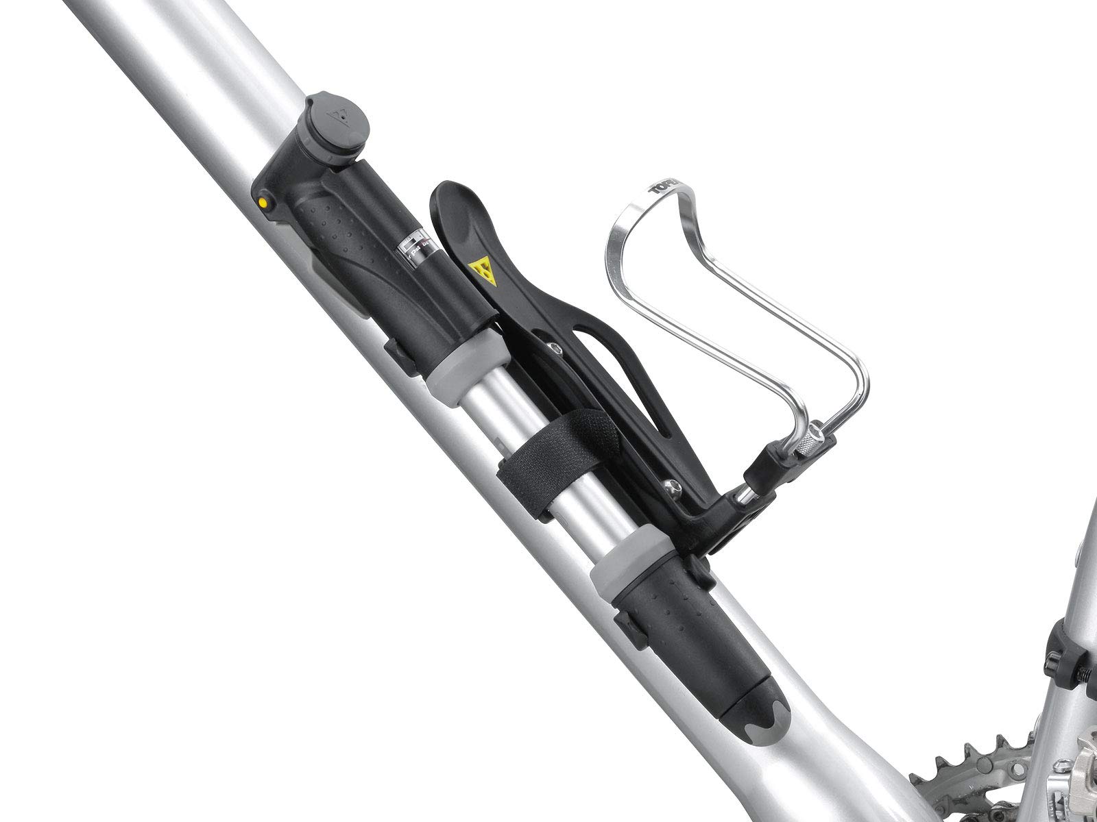 Topeak Mini G MasterBlaster Bike Pump with Gauge Silver, L x W x H 27.4 x 3.8 x 1.8 cm / 10.8” x 1.5” x 0.7”