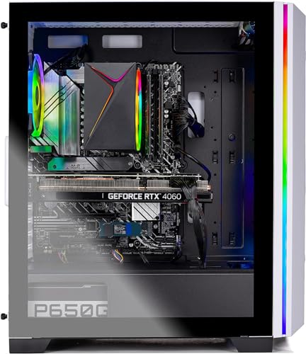 Skytech Chronos Gaming PC Desktop β Intel Core i5 12400F 2.5 GHz, NVIDIA RTX 4060, 1TB NVME SSD, 16GB DDR4 RAM 3200, 650W Gold PSU, 11AC Wi-Fi, Windows 11 Home 64-bit