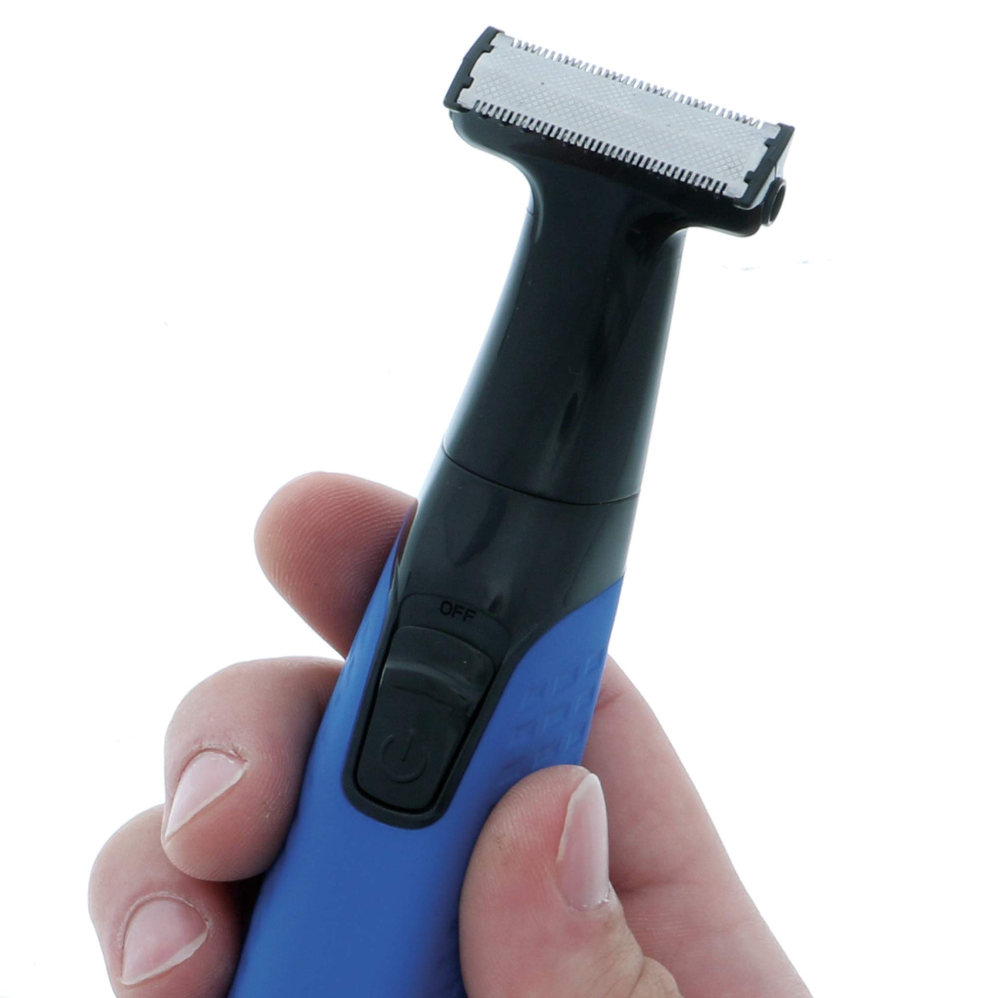 Xtreme Digital Lifestyle Accessories Barbasol Rechargeable Electric Wet and Dry Single Blade Shaver with Stainless Steel Blades and 4 Guide Combs