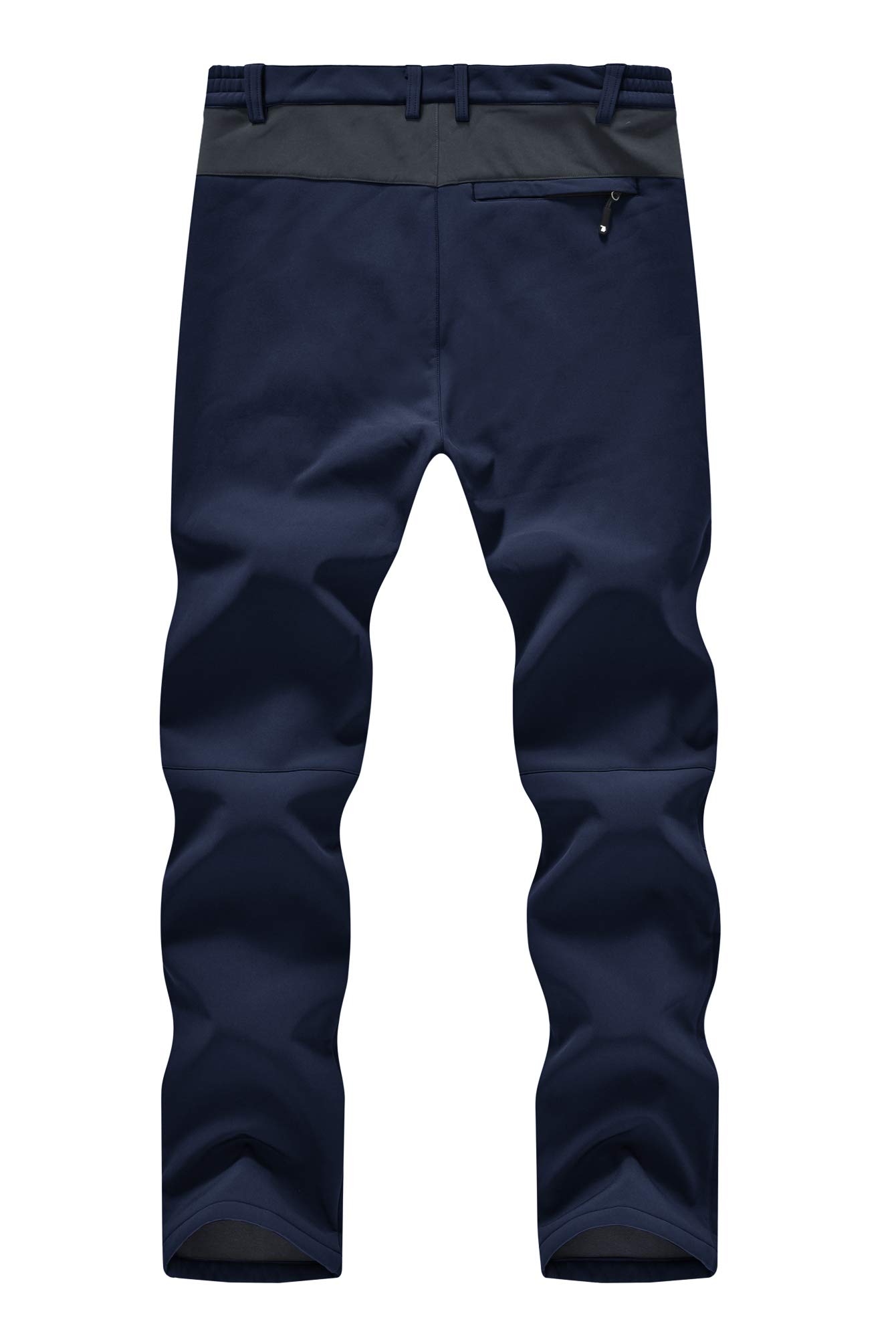 YSENTO Men's Mountain Cargo Insulated Pants Waterproof Hiking Camping Fishing Climbing Quick Dry Pants Navy Size 34