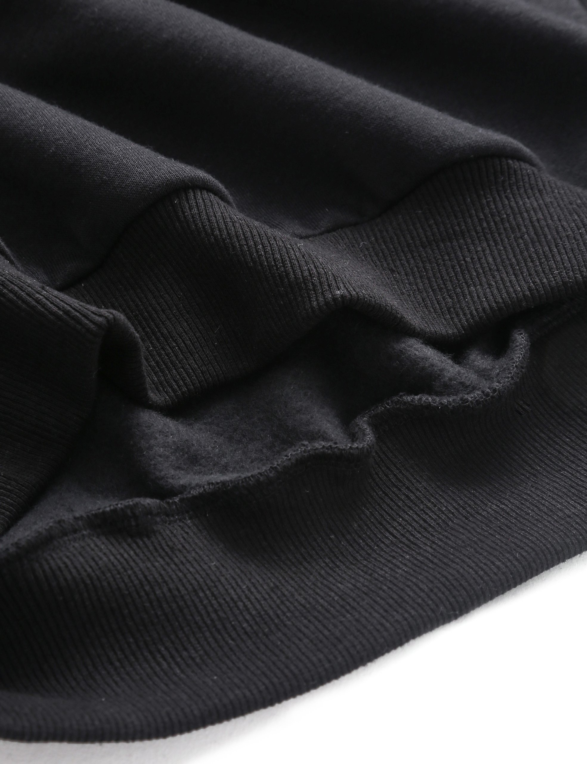SweatyRocks Sweatshirt Pullover Fleece Drop Shoulder Striped Hoodie Black Small